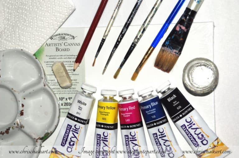 How to paint with Acrylics, Getting Started