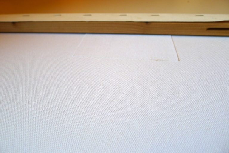 How To Repair A Damaged Or Ripped Canvas Painting