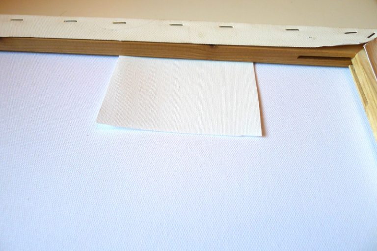 How To Repair A Damaged Or Ripped Canvas Painting