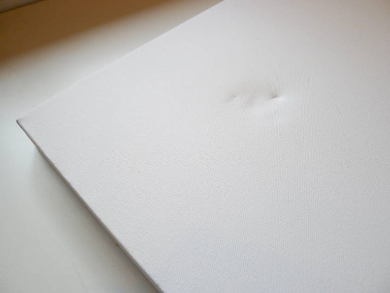 How To Easily Get A Dent Out Of A Canvas Painting